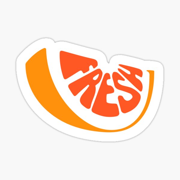 "Fresh Orange Sticker" Sticker for Sale by MNoaDesign | Redbubble