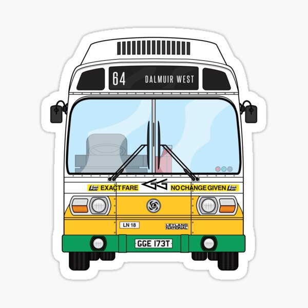 "GGPTE Leyland National MK1 Bus LN18 Greater Glasgow Retro 70s 80s ...