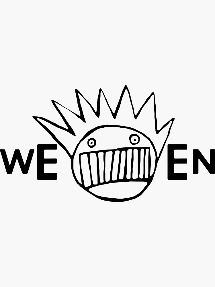 "Ween Boognish (black)" Sticker for Sale by JoaDa | Redbubble
