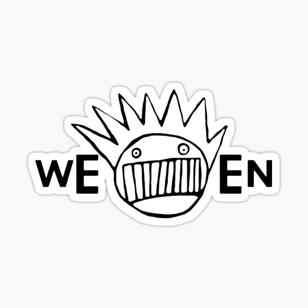 "Ween Boognish (black)" Sticker for Sale by JoaDa | Redbubble