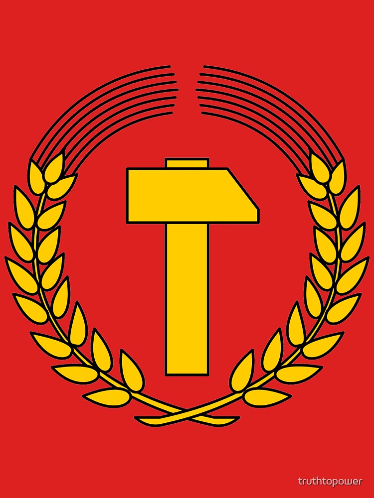 "National Emblem of the GDR (1950-53)" T-shirt for Sale by truthtopower ...