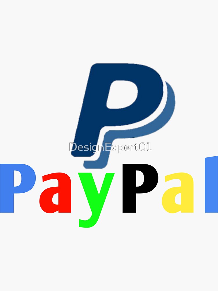 PayPal Logo Design Sticker
