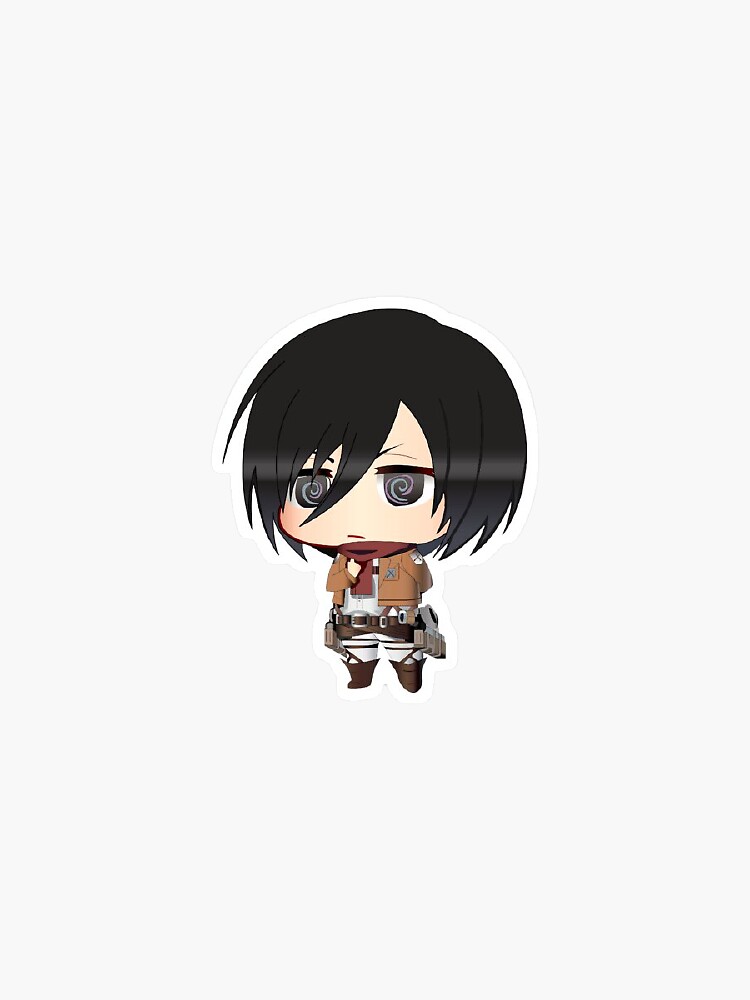 "Mikasa" Sticker by Floating12 | Redbubble
