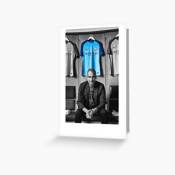 "Pep Guardiola Wallpaper " Greeting Card for Sale by sutanchan | Redbubble