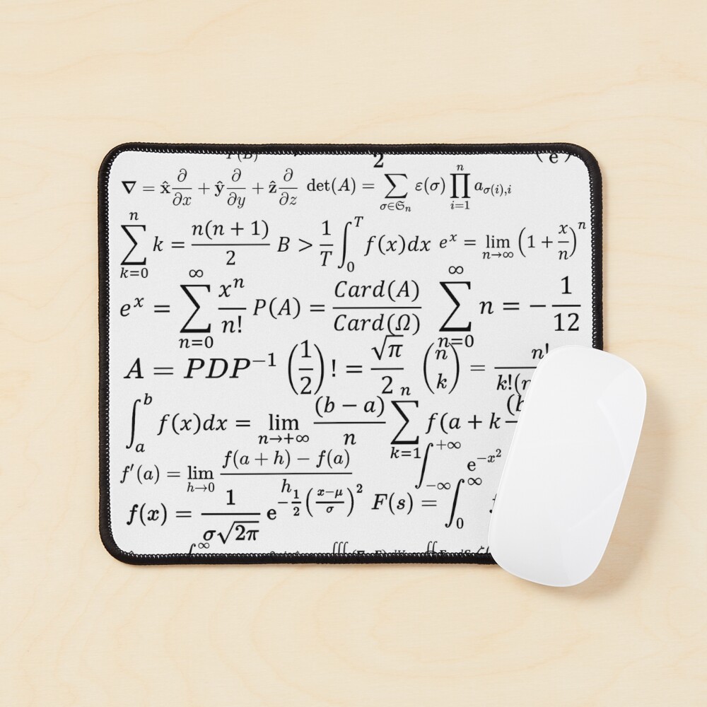 "math equations and formulas" Sticker for Sale by NoetherSym | Redbubble