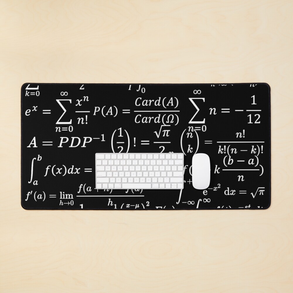 "math equations and formulas dark version" Poster for Sale by ...
