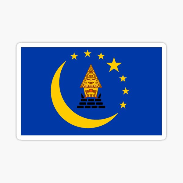 "KOROR STATE FLAG" Sticker for Sale by iungs | Redbubble