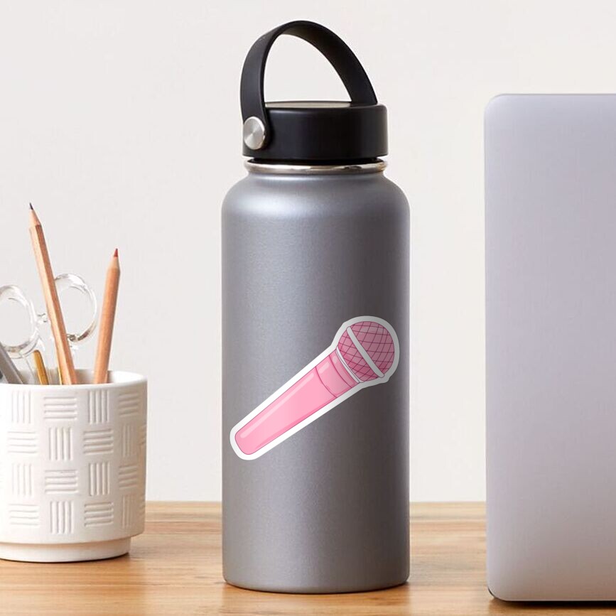 "Microphone" Sticker for Sale by Moschiorini | Redbubble