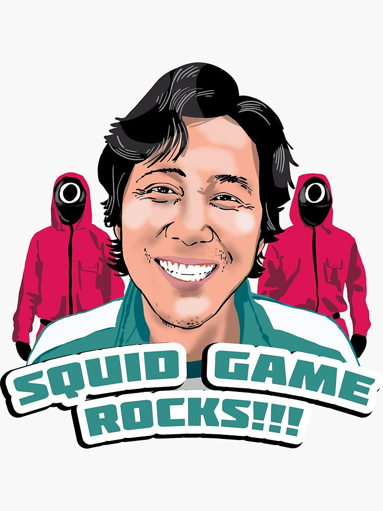 "Squid Game Seong Gi-hun Fan Art" Sticker for Sale by robert chambers ...