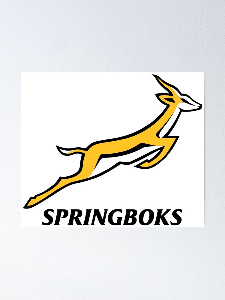 "SPRINGBOKS RUGBY" Poster by madadersju | Redbubble