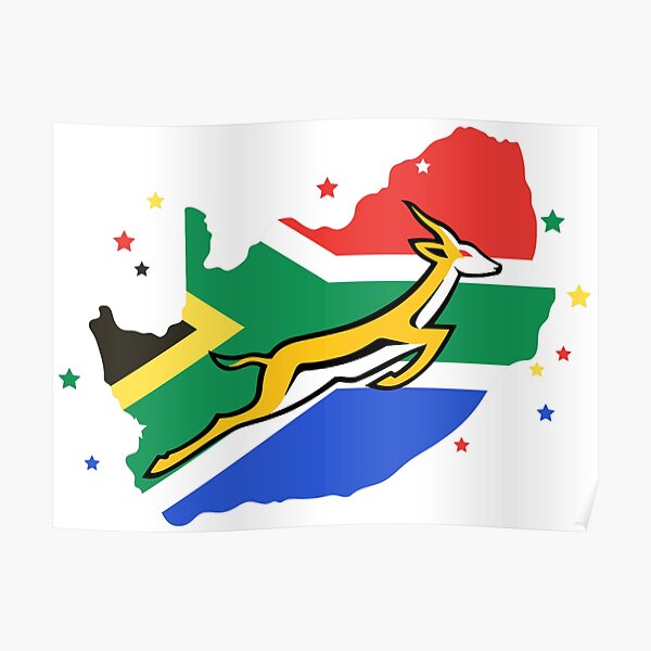 "SPRINGBOKS RUGBY" Poster for Sale by madadersju | Redbubble