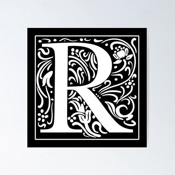 Illuminated Manuscript Letters R