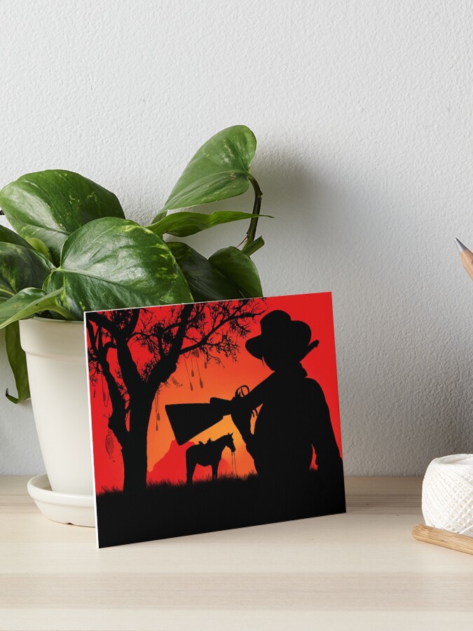 "Sadie Sunset Cowgirl | RDR2 Inspired" Art Board Print for Sale by ...