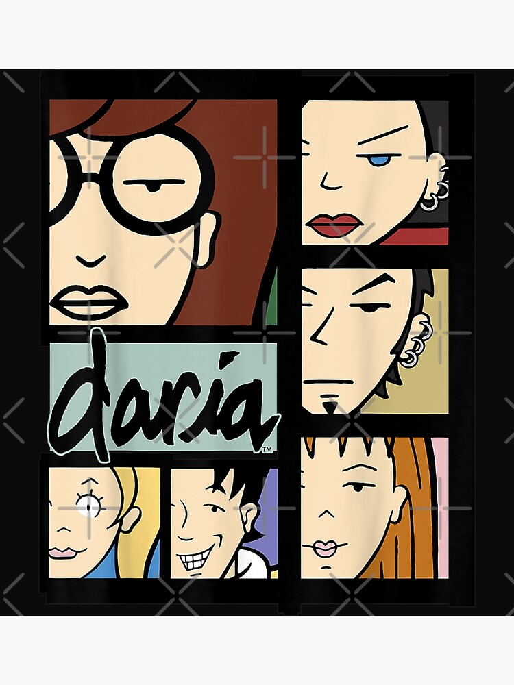 "Daria Character Panels Logo" Poster for Sale by Victoriawhite69 | Redbubble