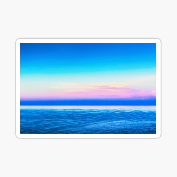 "Pink Horizons" Sticker for Sale by PhotoWorks | Redbubble