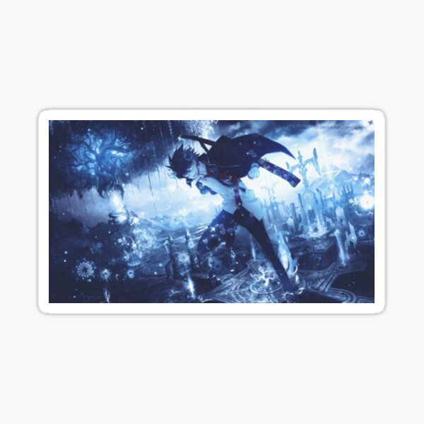 "Ao no blue exorcist" Sticker by Yazhog1 | Redbubble