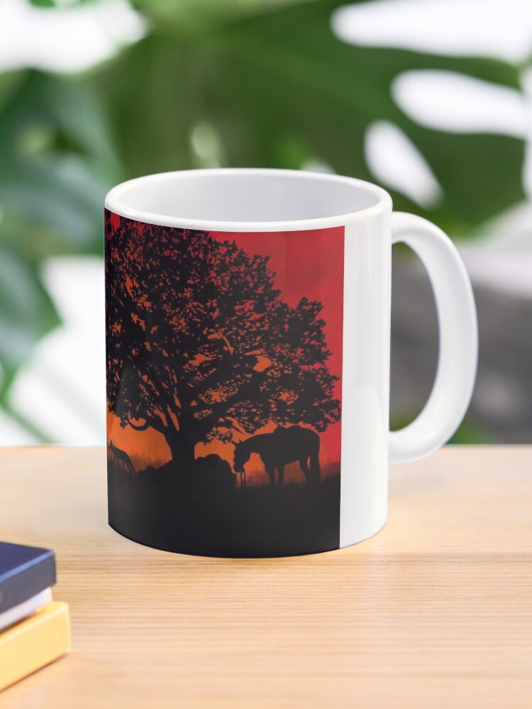 "Arthur’s Sunset | Cowboy | RDR2 Inspired " Coffee Mug for Sale by ...