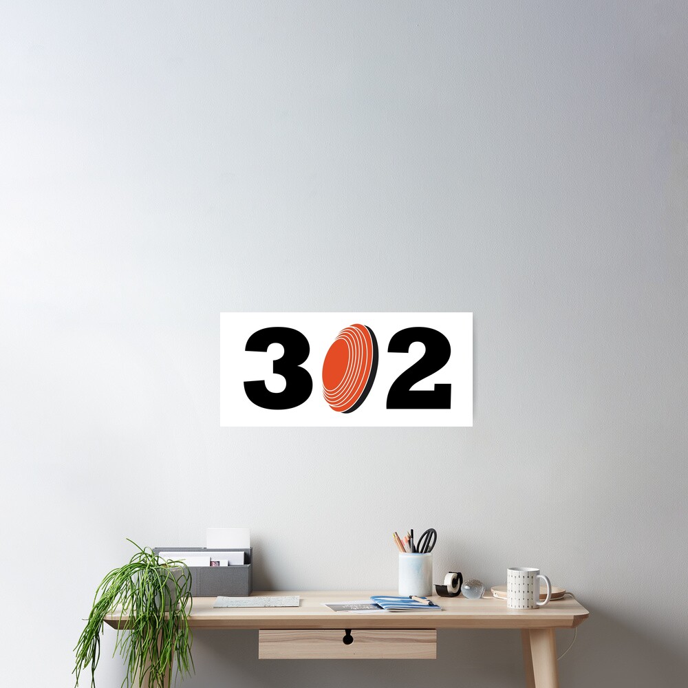 "Delaware 302 Clay Target Logo" Poster for Sale by CrushLife | Redbubble