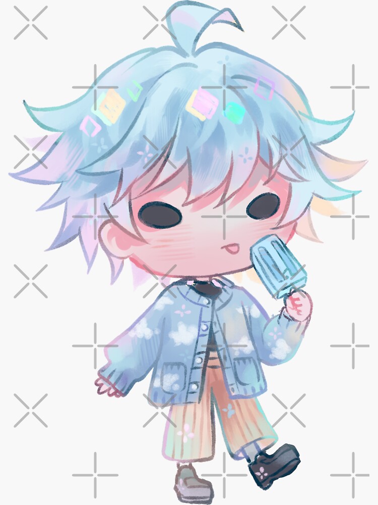 "ice cream boi" Sticker by Mylunechi-shop | Redbubble