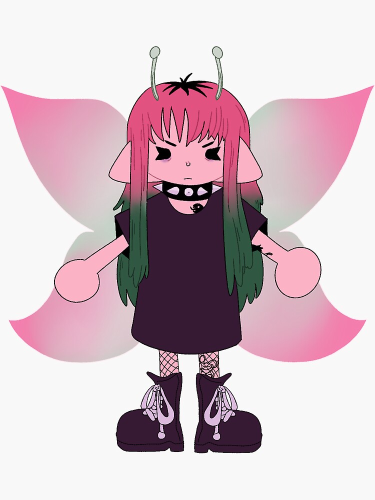 "punk fairy chibi " Sticker for Sale by codenox | Redbubble