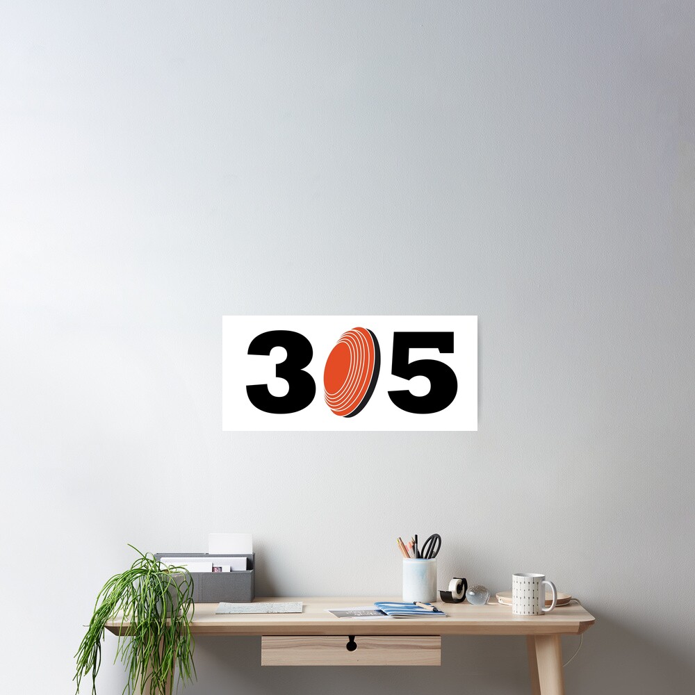 "Florida 305 Clay Target Logo" Poster by CrushLife | Redbubble