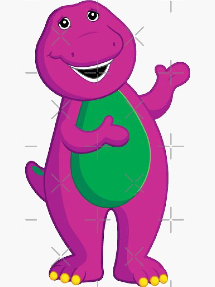 Sticker « Barney le dinosaure et ses amis - joyeux anniversaire barney ...