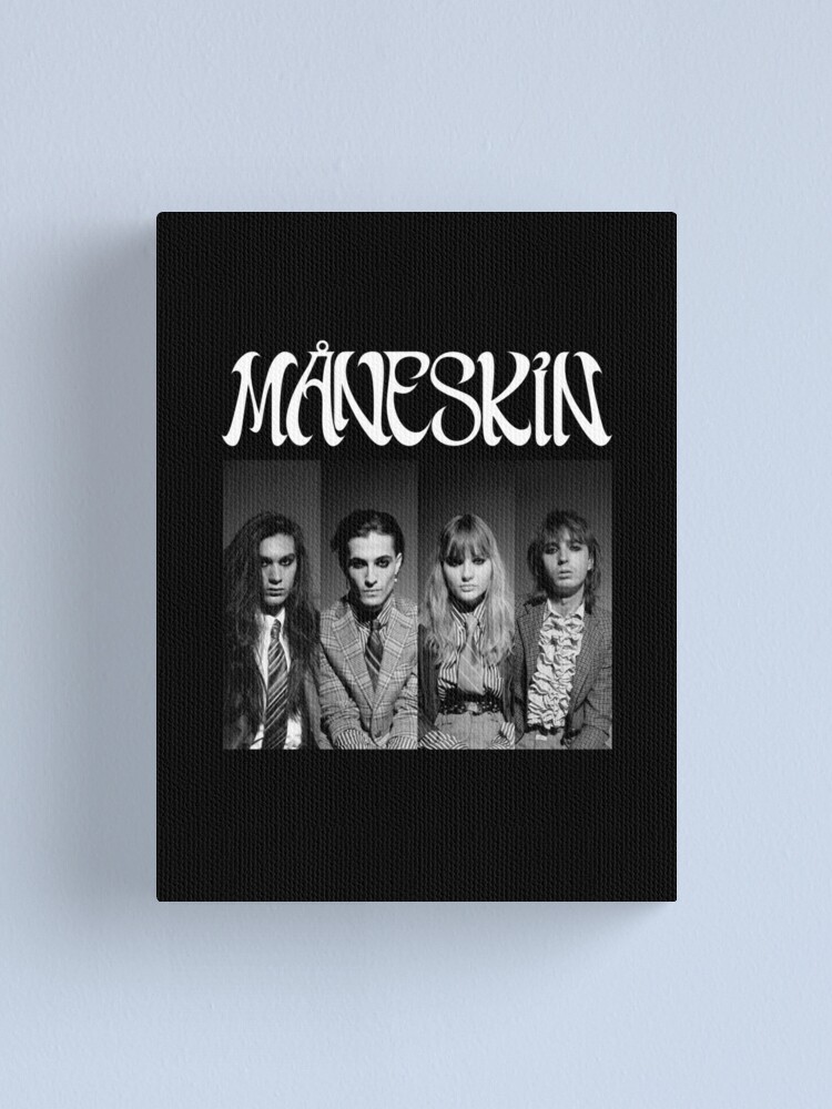 "MANESKIN Måneskin merchandising" Canvas Print for Sale by lacato ...