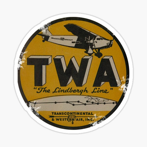 "TWA Vintage" Sticker for Sale by CitiesonWalls | Redbubble