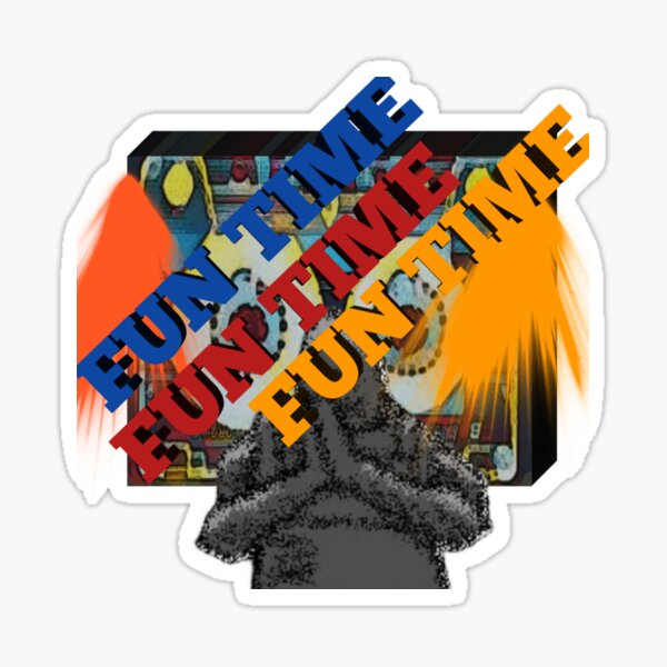 "Fun time collage" Sticker for Sale by Wavyempire | Redbubble