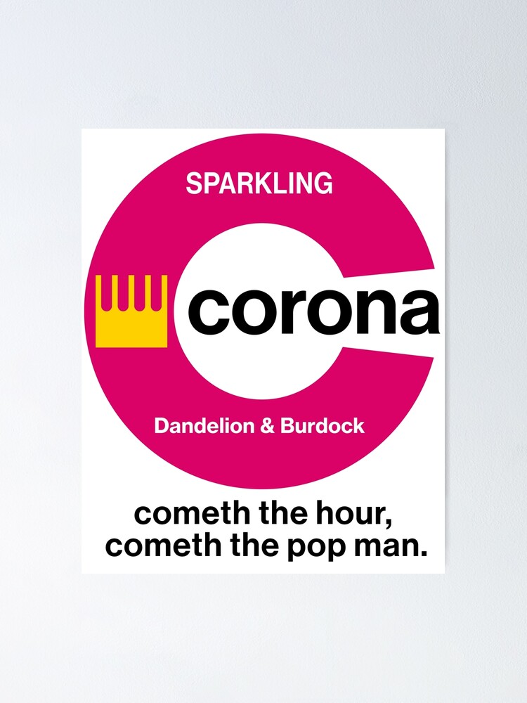 "Corona Pop Man" Poster for Sale by BrumStuff | Redbubble
