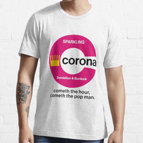 "Corona Pop Man" Essential T-Shirt for Sale by BrumStuff | Redbubble