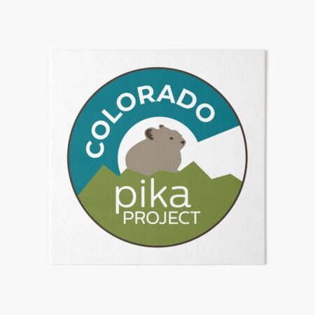"Colorado Pika Project" Art Board Print by RockyMtWild | Redbubble