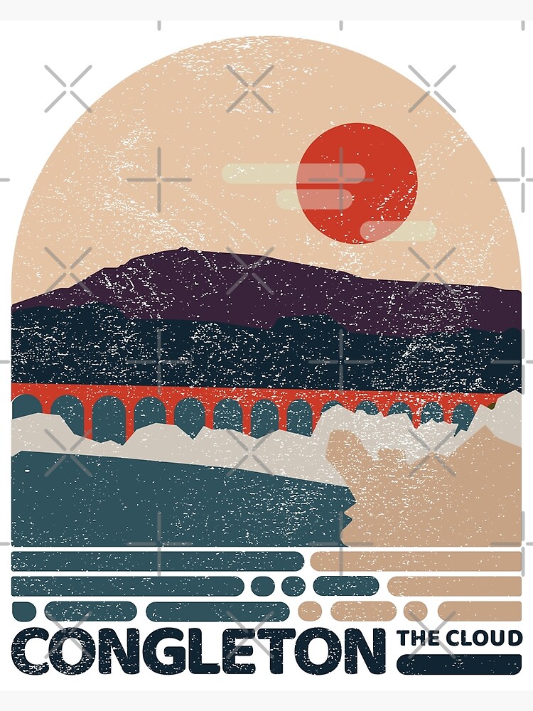 "CONGLETON | THE CLOUD" Poster for Sale by axelle1410 | Redbubble