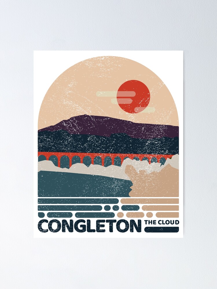 "CONGLETON | THE CLOUD" Poster for Sale by axelle1410 | Redbubble