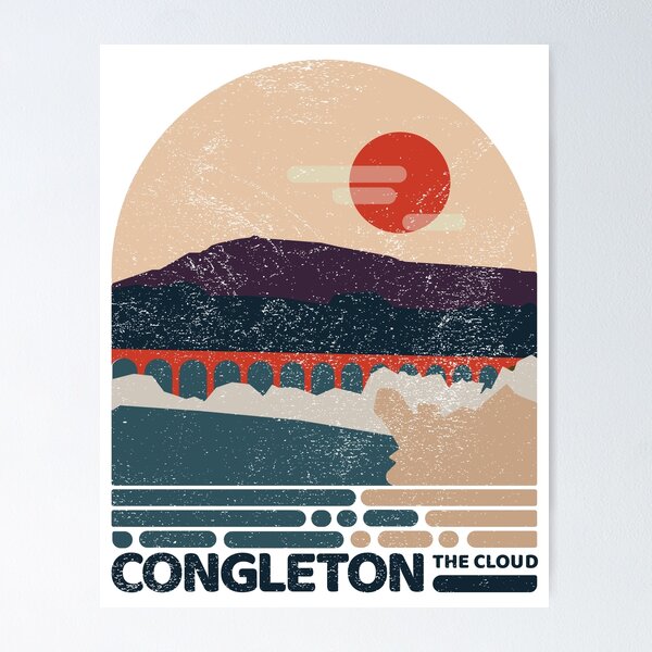 "CONGLETON | THE CLOUD" Poster for Sale by axelle1410 | Redbubble