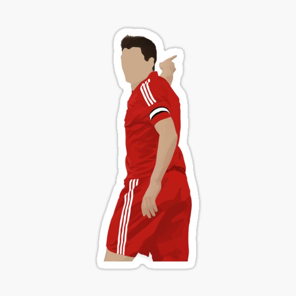 "Steven Gerrard Minimalist Art" Sticker by NorwichEdits | Redbubble