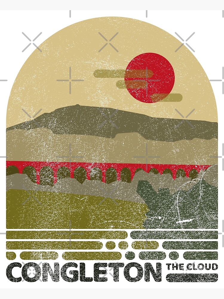 "CONGLETON | THE CLOUD" Poster for Sale by axelle1410 | Redbubble
