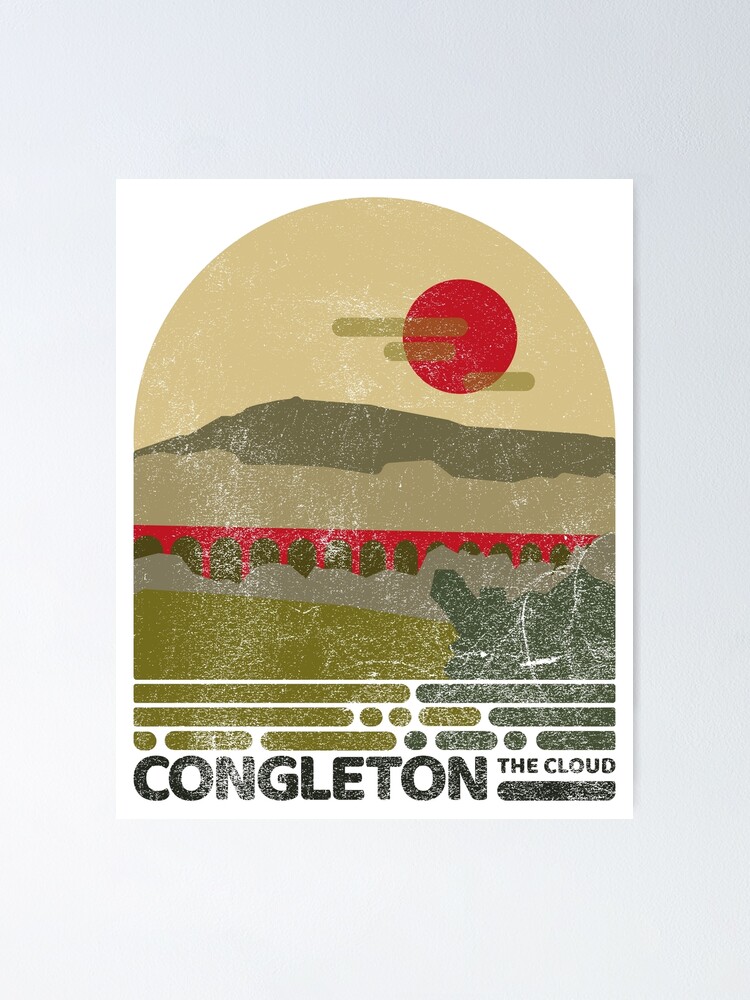 "CONGLETON | THE CLOUD" Poster for Sale by axelle1410 | Redbubble