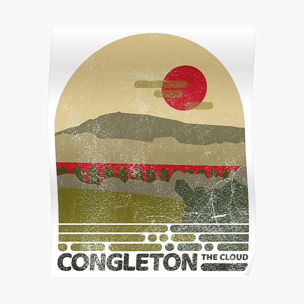 "CONGLETON | THE CLOUD" Poster for Sale by axelle1410 | Redbubble