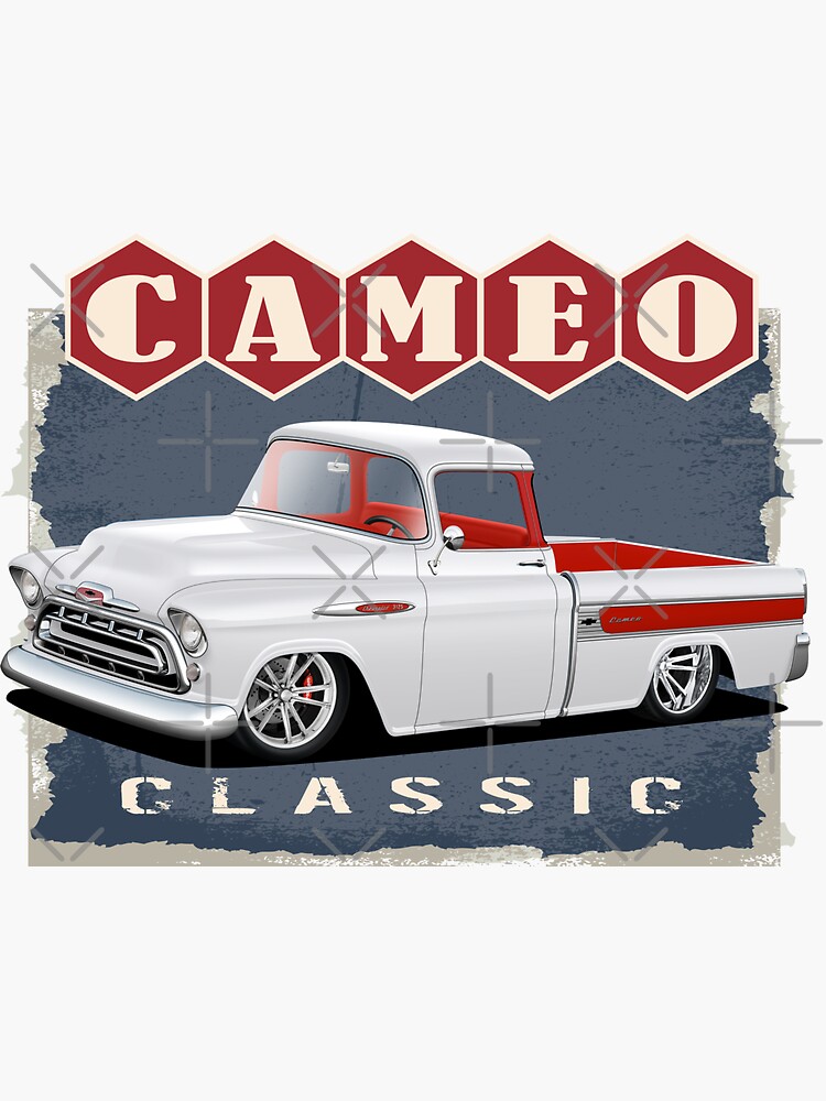 "Hot Rod Cameo" Sticker for Sale by Yourauto | Redbubble