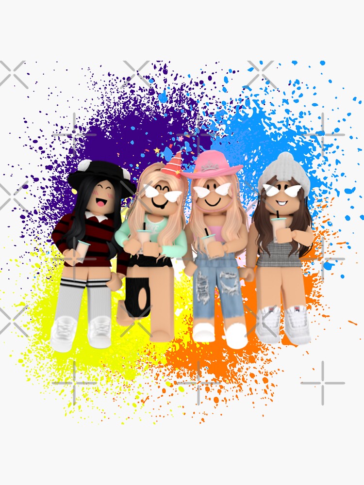 " roblox girls" Sticker for Sale by BERDOFRENZY | Redbubble