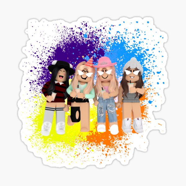 " roblox girls" Sticker for Sale by BERDOFRENZY | Redbubble