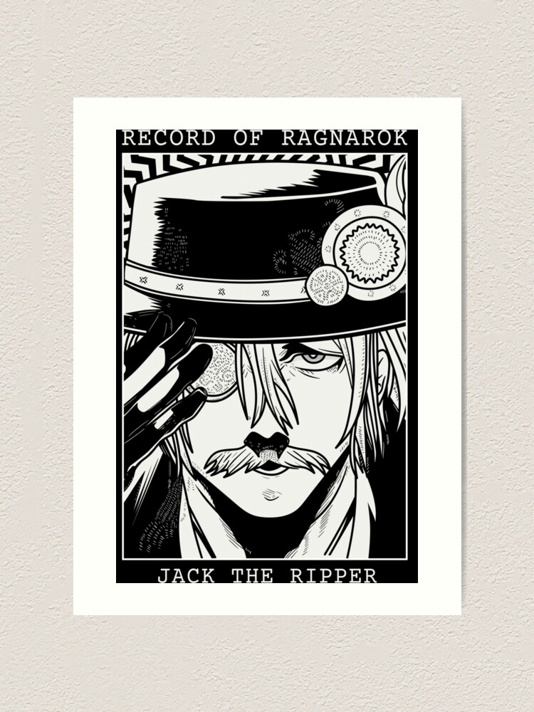 "Jack The Ripper - RECORD RAGNAROK - Manga Anime Design" Art Print for ...