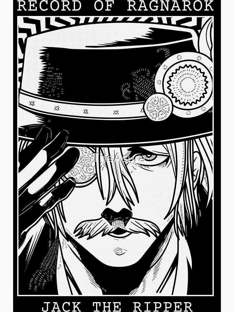 "Jack The Ripper - RECORD RAGNAROK - Manga Anime Design" Poster by ...