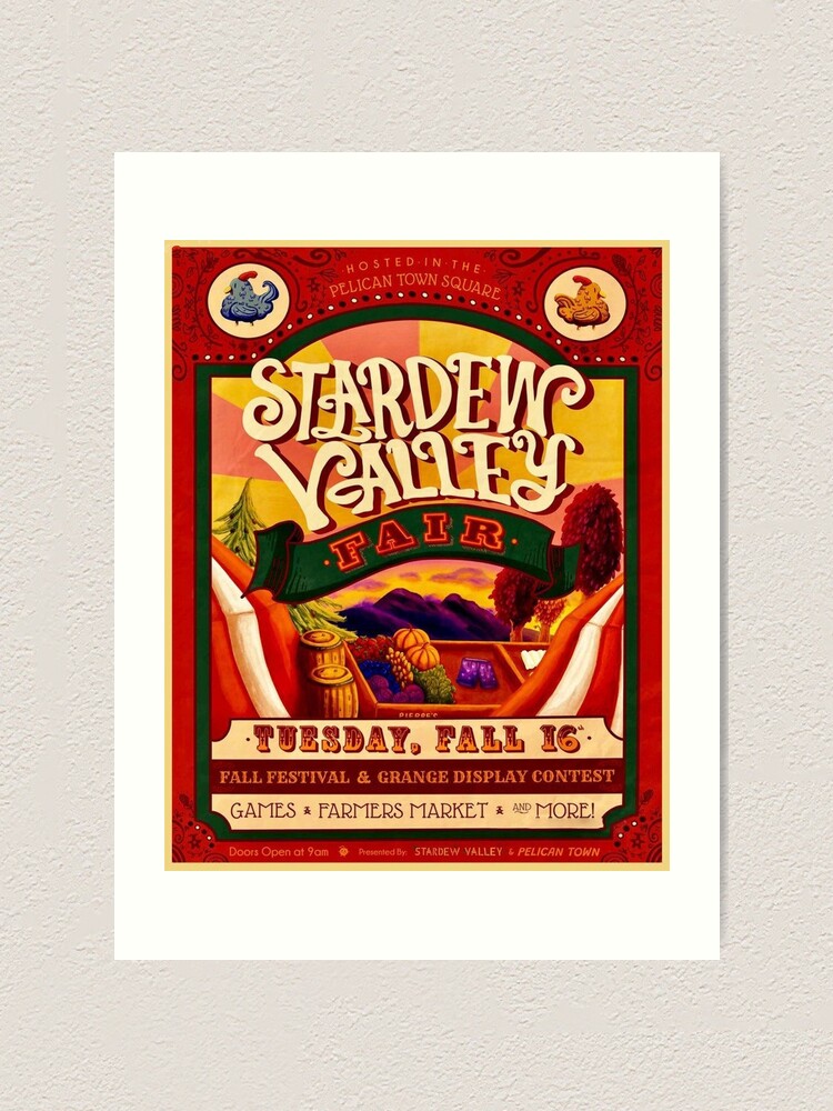 "Stardew Valley Game - Artwork Poster" Art Print for Sale by ...