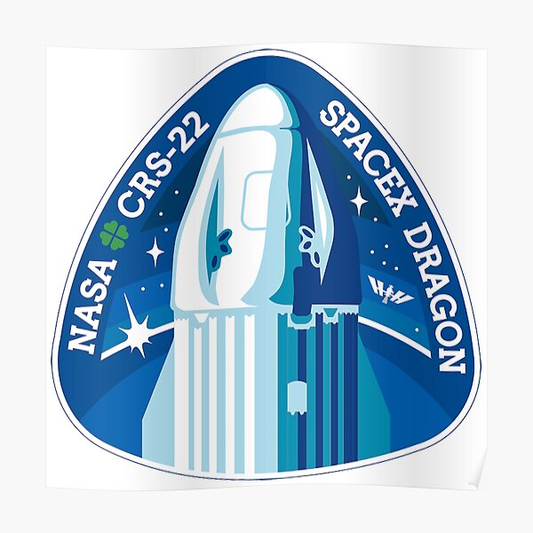 "CRS 22 Logo" Poster for Sale by Spacestuffplus | Redbubble