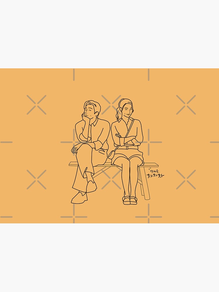"Sikhye Couple Outline - k drama" Poster by gambarin-art | Redbubble
