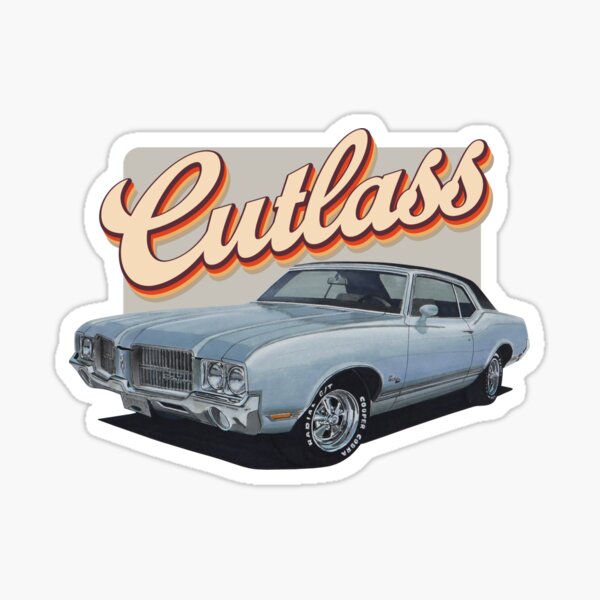 "Classic Cutlass" Sticker for Sale by Yourauto | Redbubble
