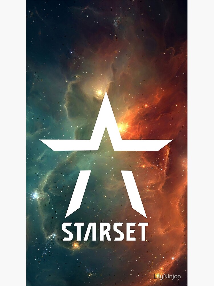 Starset Inspired Edit - Green And Red Nebula Premium Matte Vertical Poster