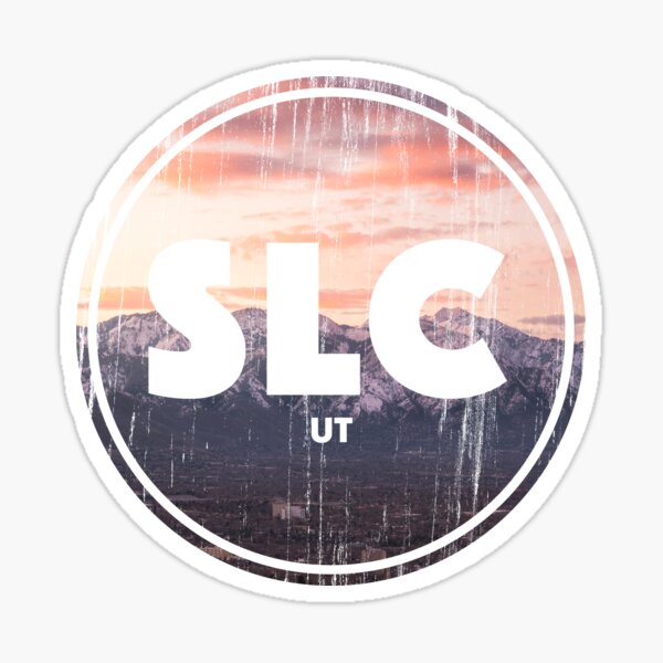 "Rugged Salt Lake City" Sticker for Sale by chrishopper47 | Redbubble